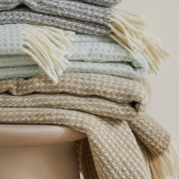 Breckon Throw - Mineral – The Linen Store